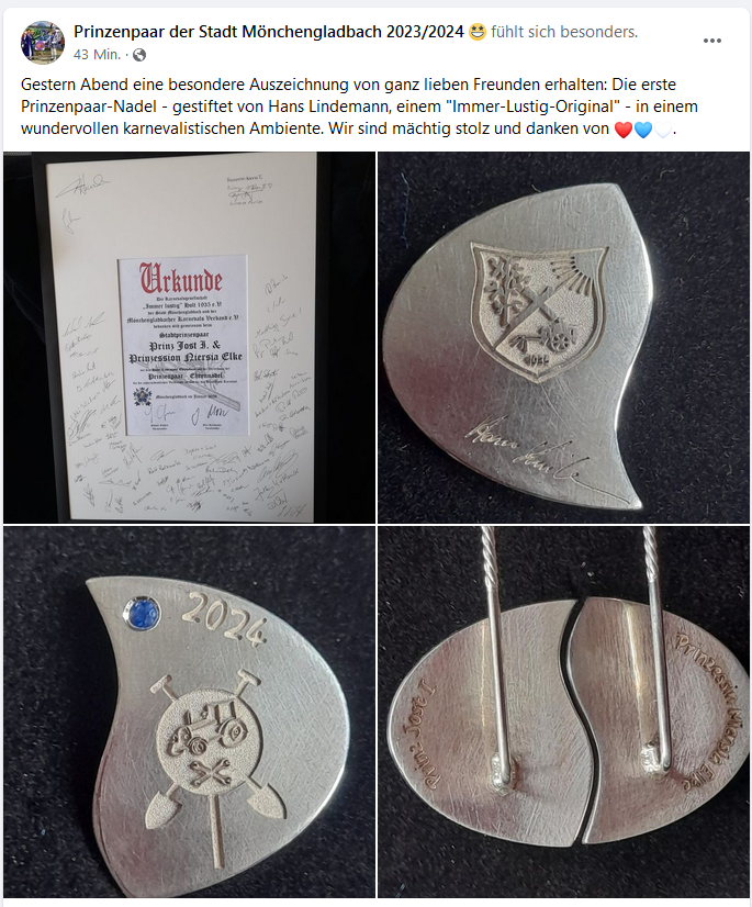 Hans-Lindemann-Ehrenabend - KG Immer lustig Holt 1935 e. V.